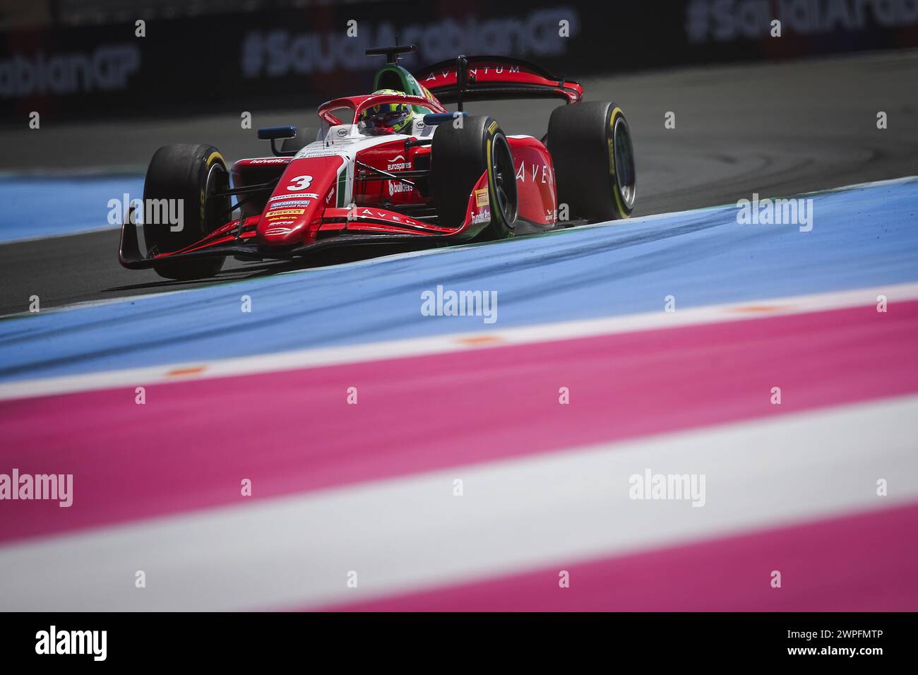 03 BEARMAN Oliver (gbr), Prema Racing, Dallara F2 2024, action during ...
