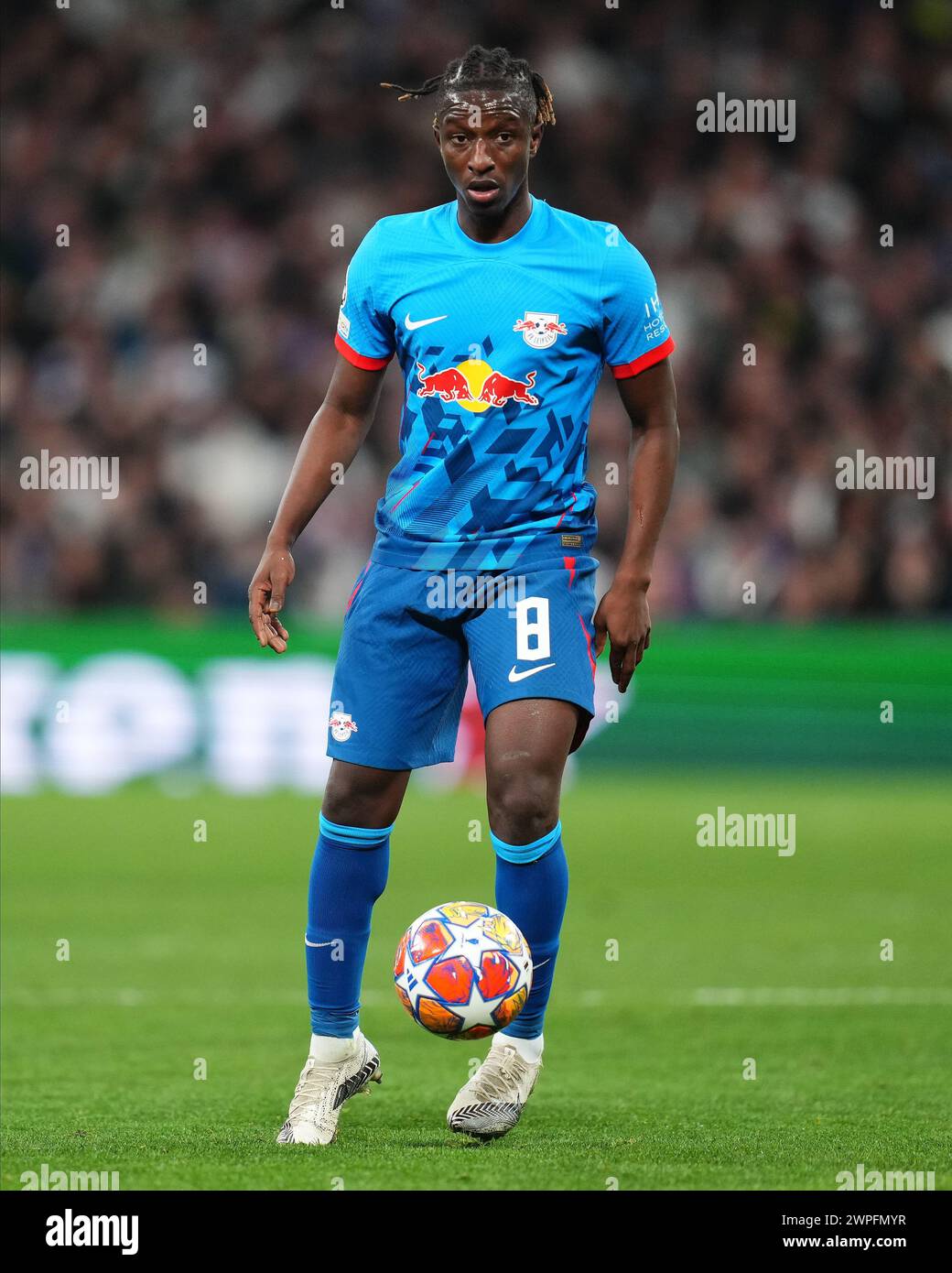Madrid, Spain. 06th Mar, 2024. Amadou Haidara of RB Leipzigduring the ...