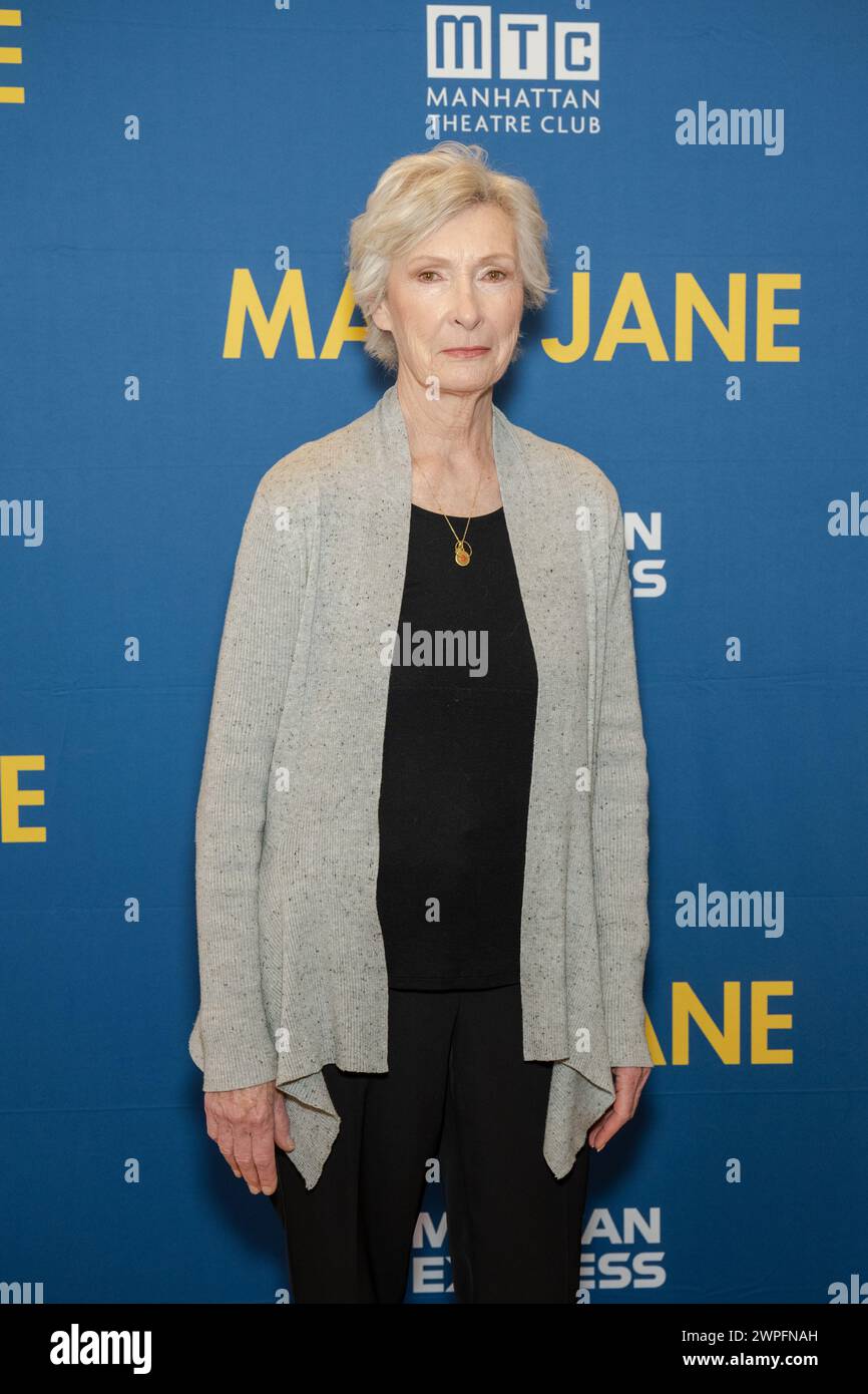 New York, USA. 07th Mar, 2024. "Mary Jane" cast member Brenda Wehle ...