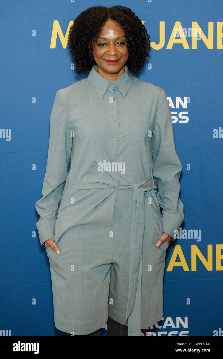 New York, USA. 07th Mar, 2024. "Mary Jane" cast member April Matthis ...