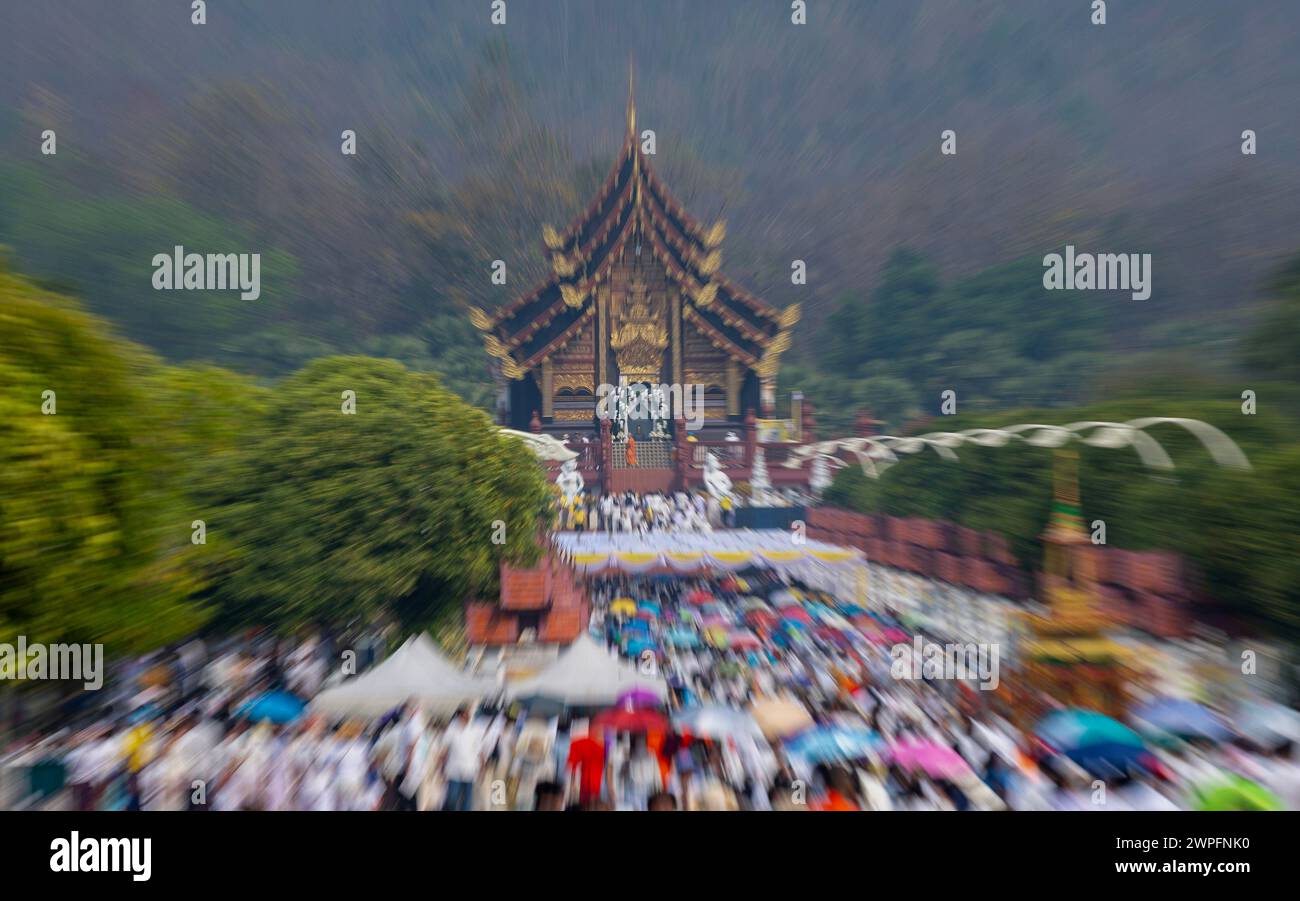 Buddhist faithful pay obeisance to the sacred relics of Lord Buddha and ...