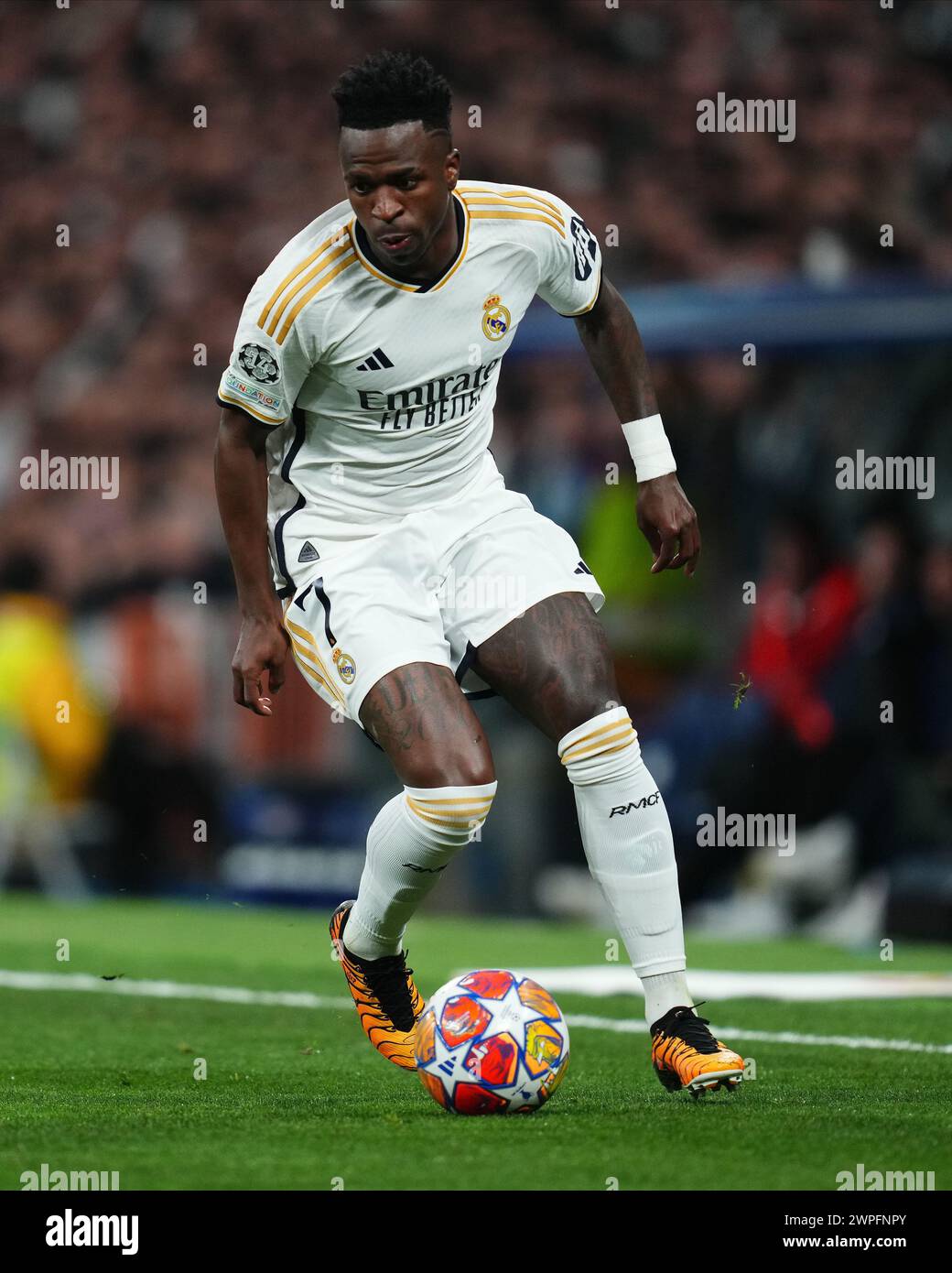 Madrid, Spain. 06th Mar, 2024. Vinicius Junior of Real Madridduring the ...