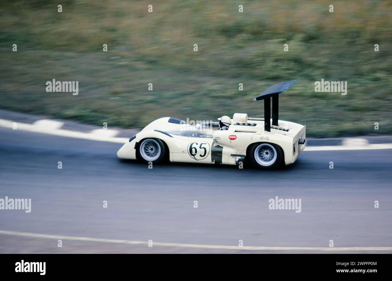 Phil Hill in a Chaparrel 2E at the 1966 Can Am at Mosport Park Canada ...