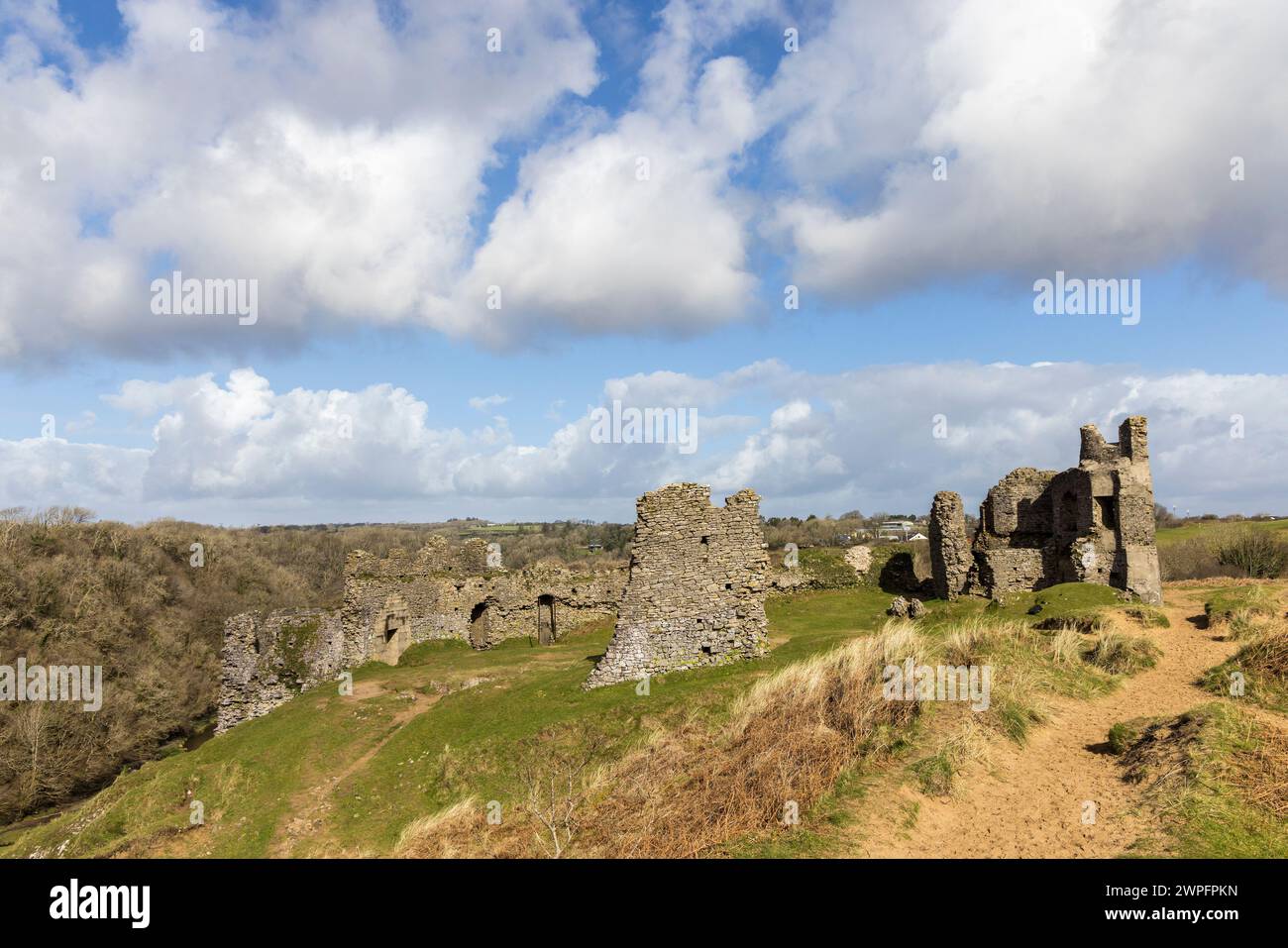 Pennard Castle, Gower, Wales, UK Stock Photo - Alamy