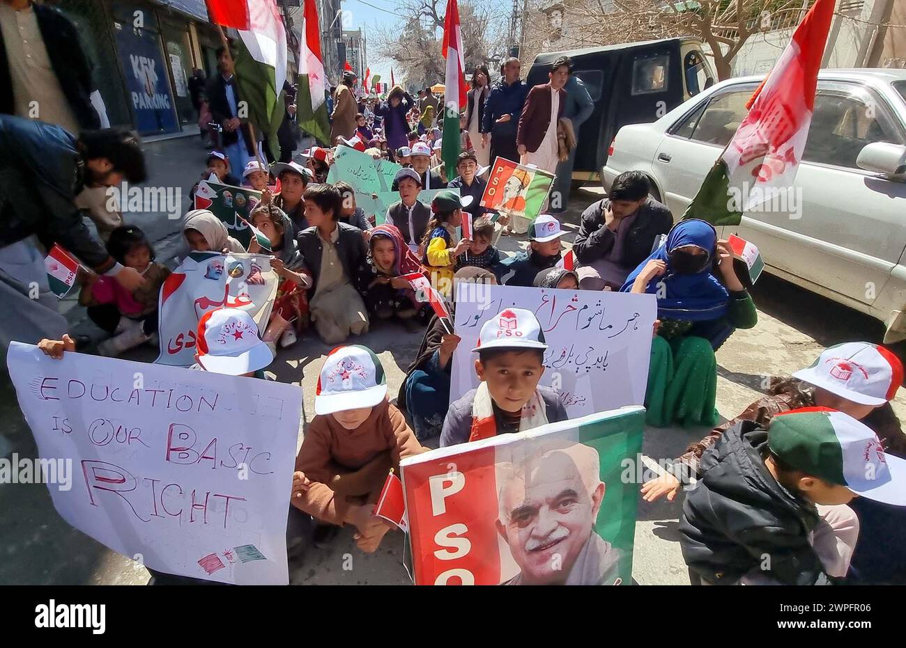 Students are holding demonstration in connection with the school ...