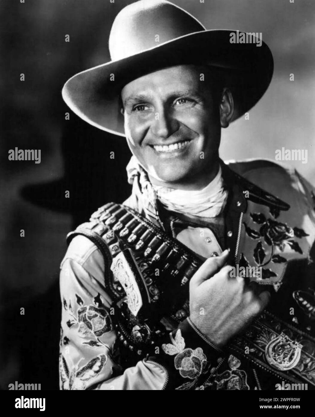 GENE AUTRY (1907-1998) American actor film actor and singer about 1944 ...