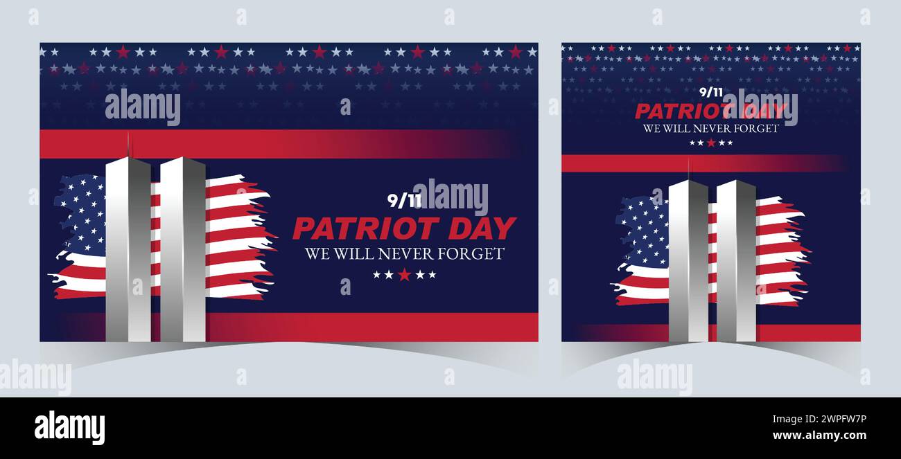 Set of Remembering September 9 11. Patriot Day September 11 Never ...