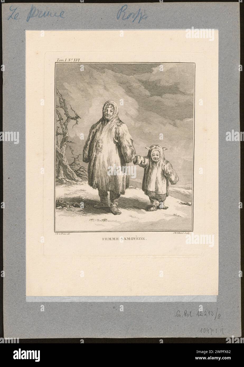 Illustration of a Samoyed woman in traditional Siberian attire, created ...