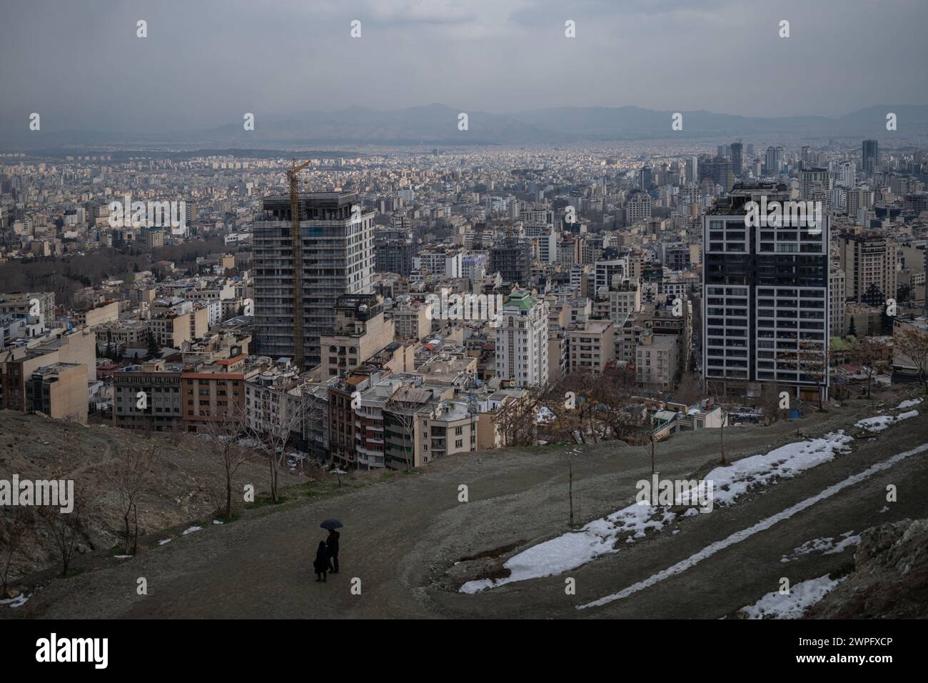 Teheran, Iran. 07th Mar, 2024. View of the metropolis of Tehran. Credit ...