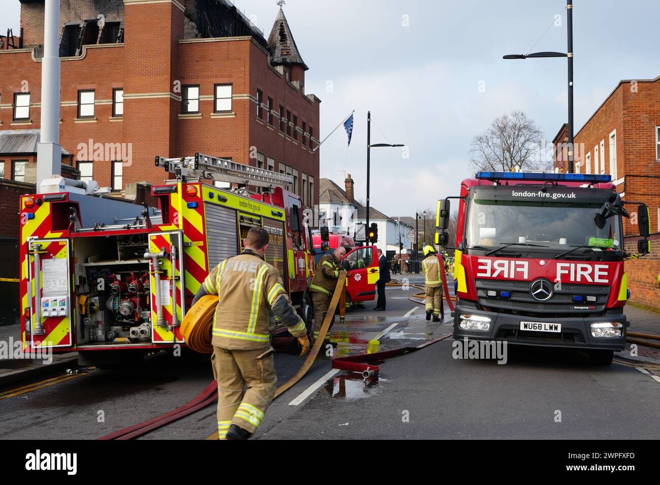 Forest gate police station fire hi-res stock photography and images - Alamy