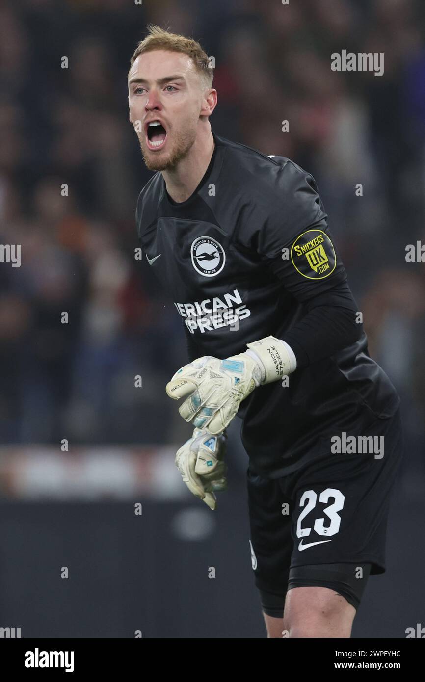 Rome, Italy. 07th Mar, 2024. Rome, Italy 07.03.2024: Jason Steele of ...