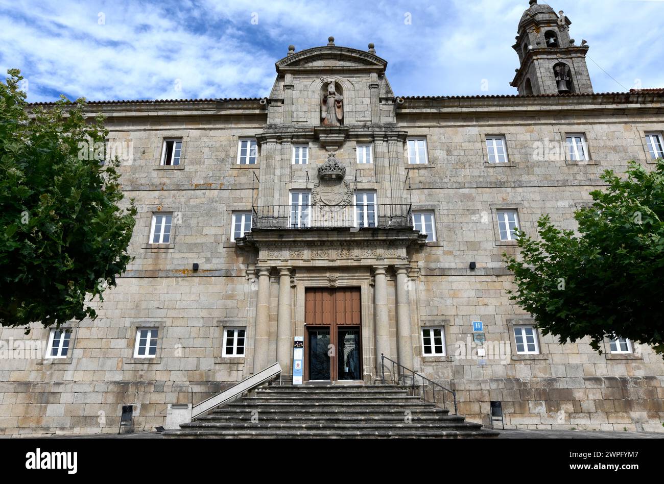 Monasterio de San Vicente del Pino, facade neoclassic 16th century ...