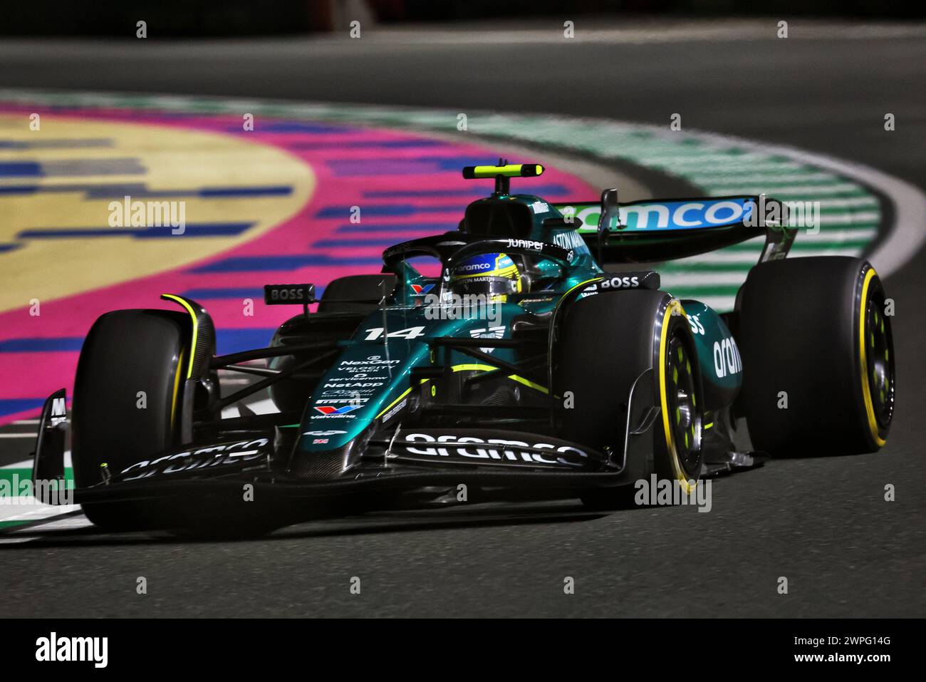 Jeddah, Saudi Arabia. 07th Mar, 2024. Fernando Alonso (ESP) Aston ...