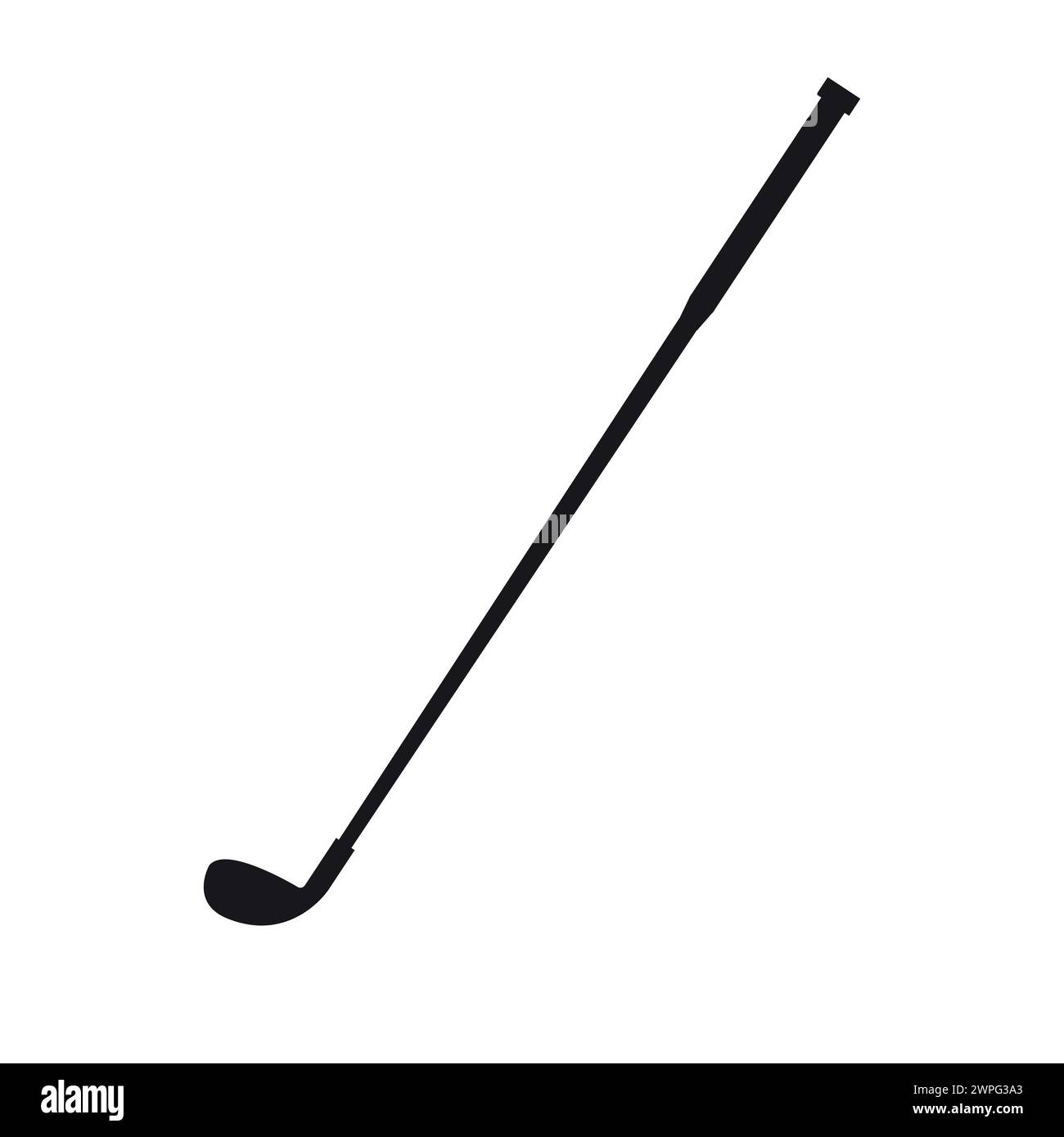 Vector flat golf stick silhouette Stock Vector Image & Art - Alamy