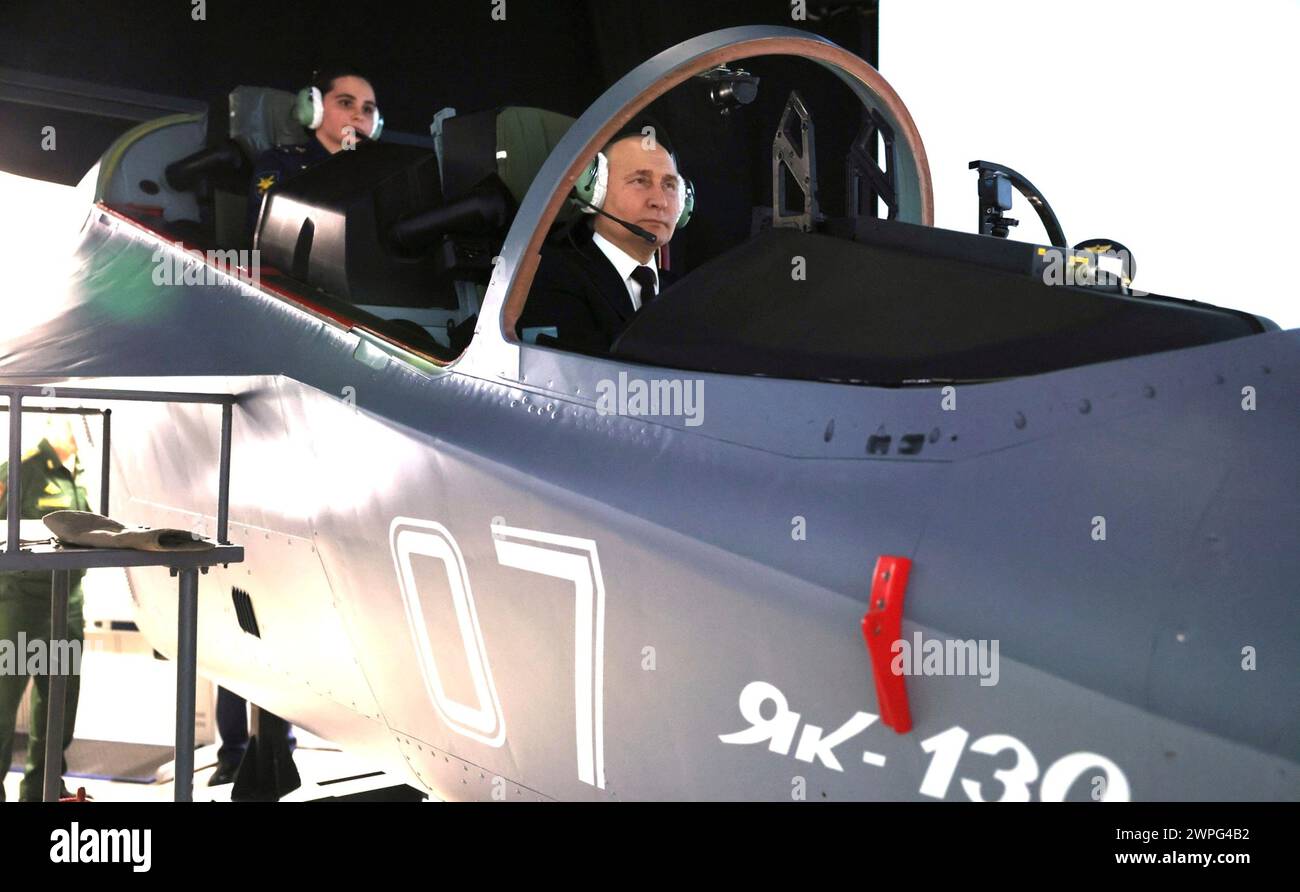 Krasnodar, Russia. 07th Mar, 2024. Russian President Vladimir Putin ...