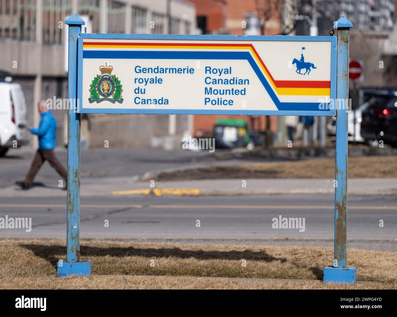 Montreal, Canada. 07th Mar, 2024. Signage at RCMP headquarters in ...