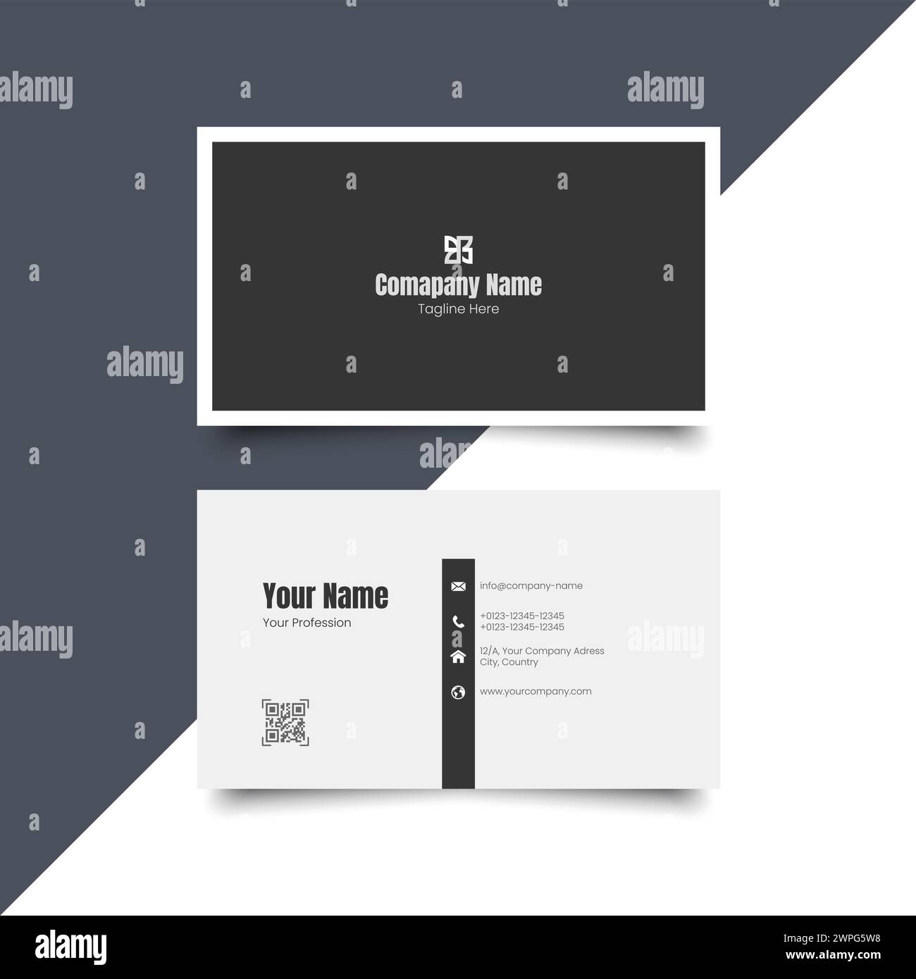 Simple Business Card Layout. creative modern name card and business ...