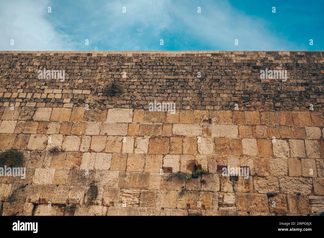 Jerusalem, Israel. Old City Western Wailing Wall, holy place in Judaism ...