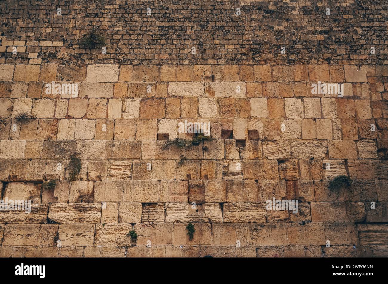 Jerusalem, Israel. Old City Western Wailing Wall, holy place in Judaism ...