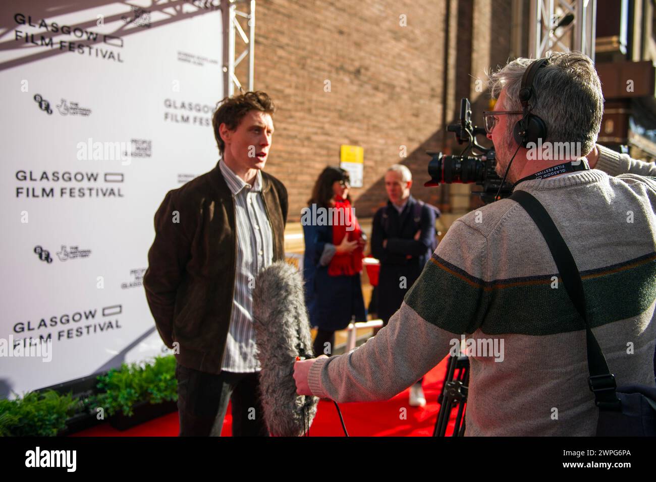 Glasgow, Scotland, UK. 7th March, 2024. Actor, George MacKay, is ...