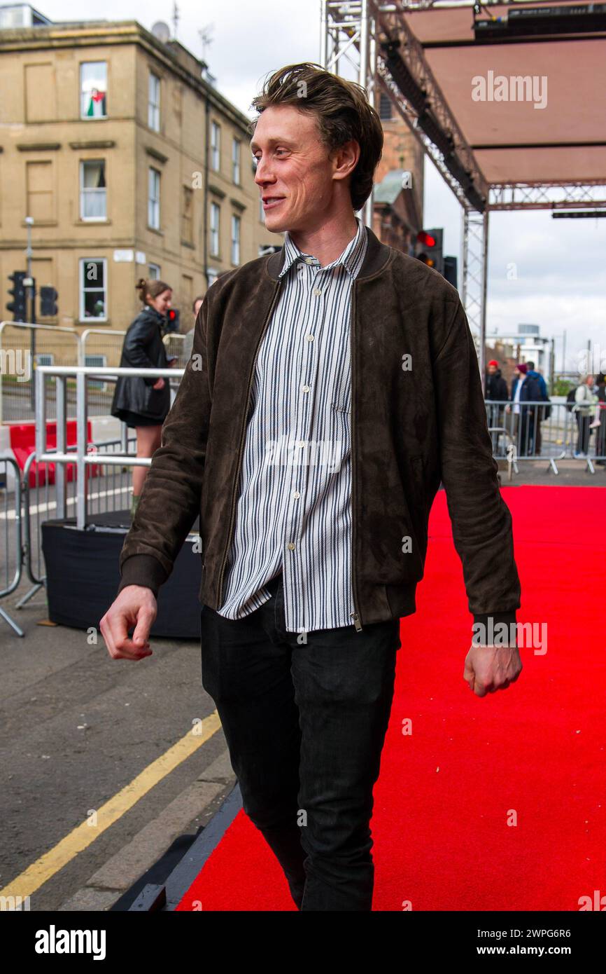 Glasgow, Scotland, UK. 7th March, 2024. Actor, George MacKay, on the ...