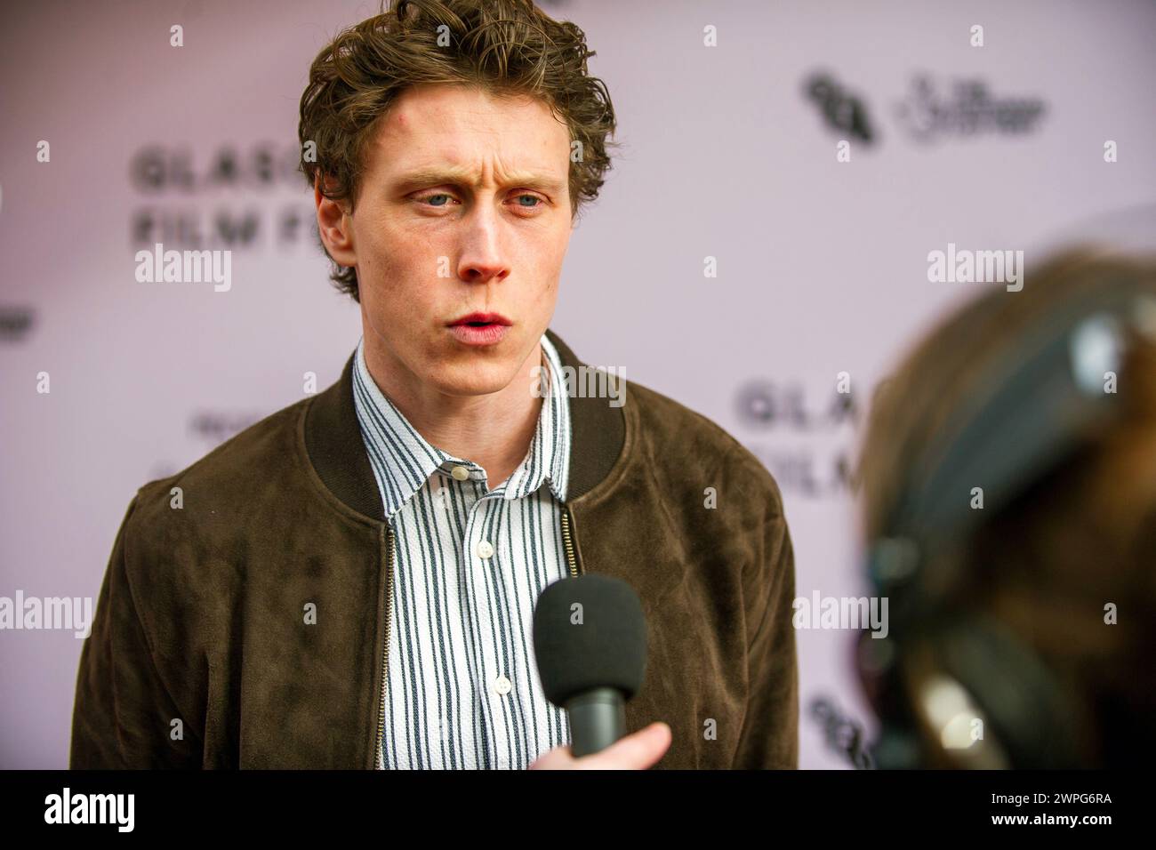 Glasgow, Scotland, UK. 7th Mar, 2024. Actor, George MacKay, is ...