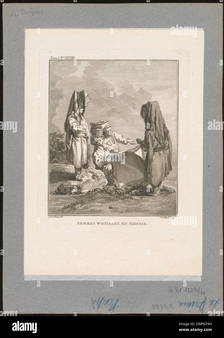 Final state illustration of Wotjak women in Siberia, created by Jean ...