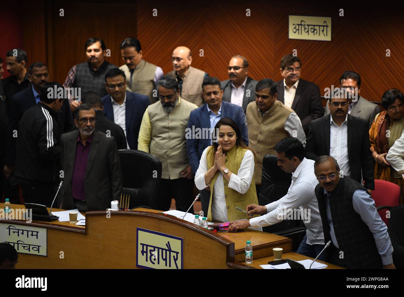 New Delhi, India. 07th Mar, 2024. NEW DELHI, INDIA - MARCH 7: Delhi MCD ...
