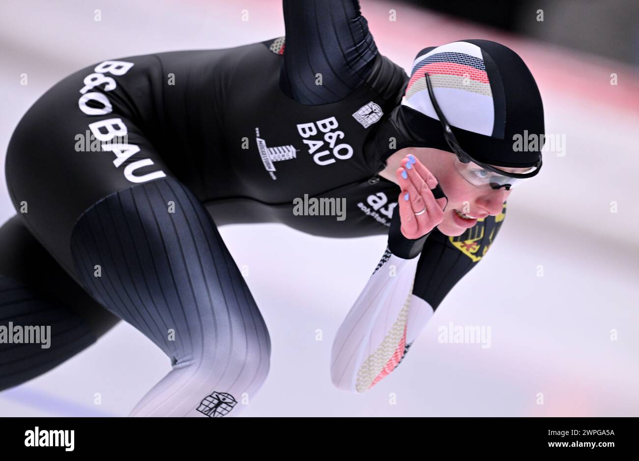 Inzell, Germany. 07th Mar, 2024. Speed skating: Sprint World ...