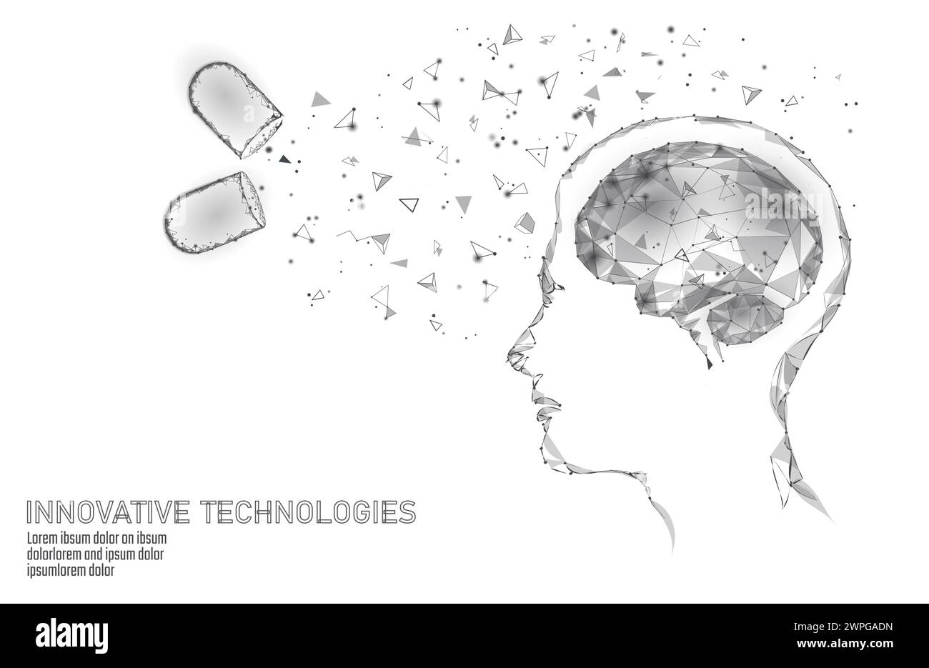 Biohacking background Stock Vector Images - Alamy