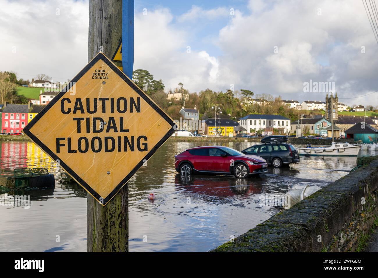 Coastal flooding in Bantry, West Cork, Ireland Stock Photo - Alamy