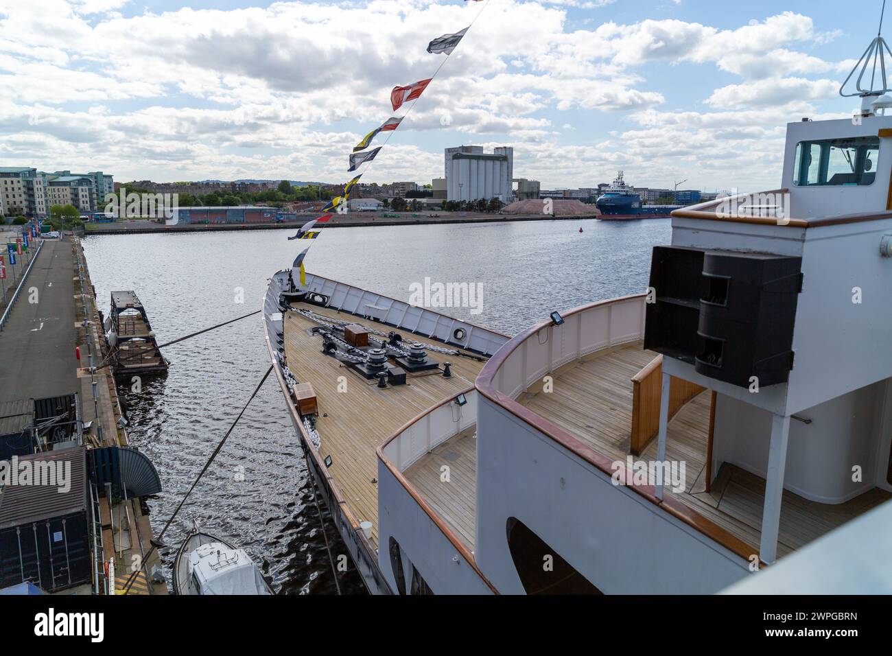 The Royal Yacht Britannia, Edinburgh, Scotland Stock Photo - Alamy