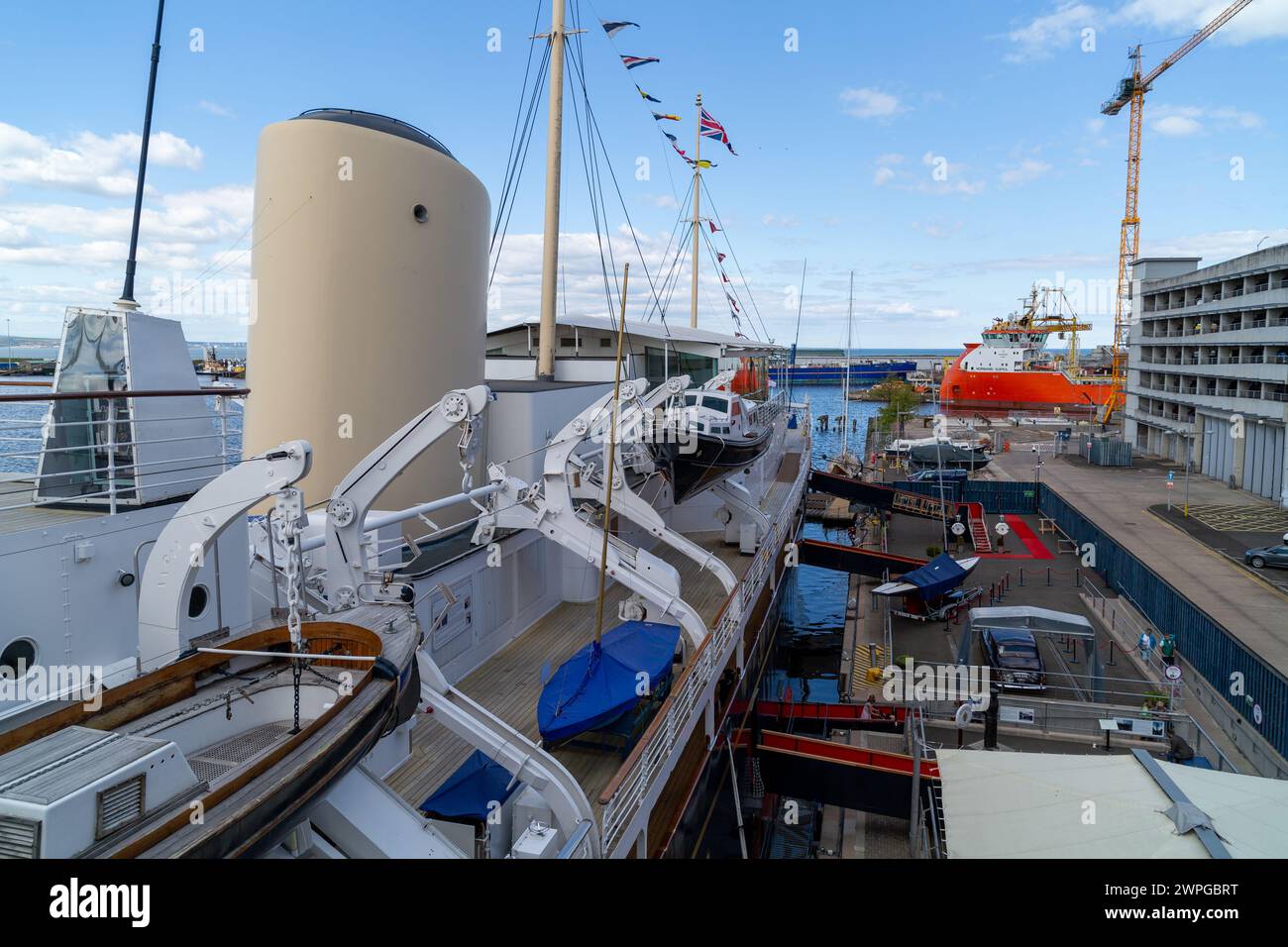 The Royal Yacht Britannia, Edinburgh, Scotland Stock Photo - Alamy