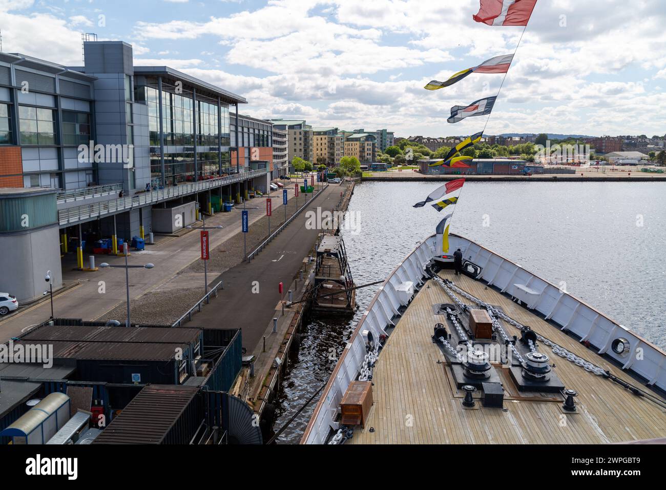 The Royal Yacht Britannia, Edinburgh, Scotland Stock Photo - Alamy