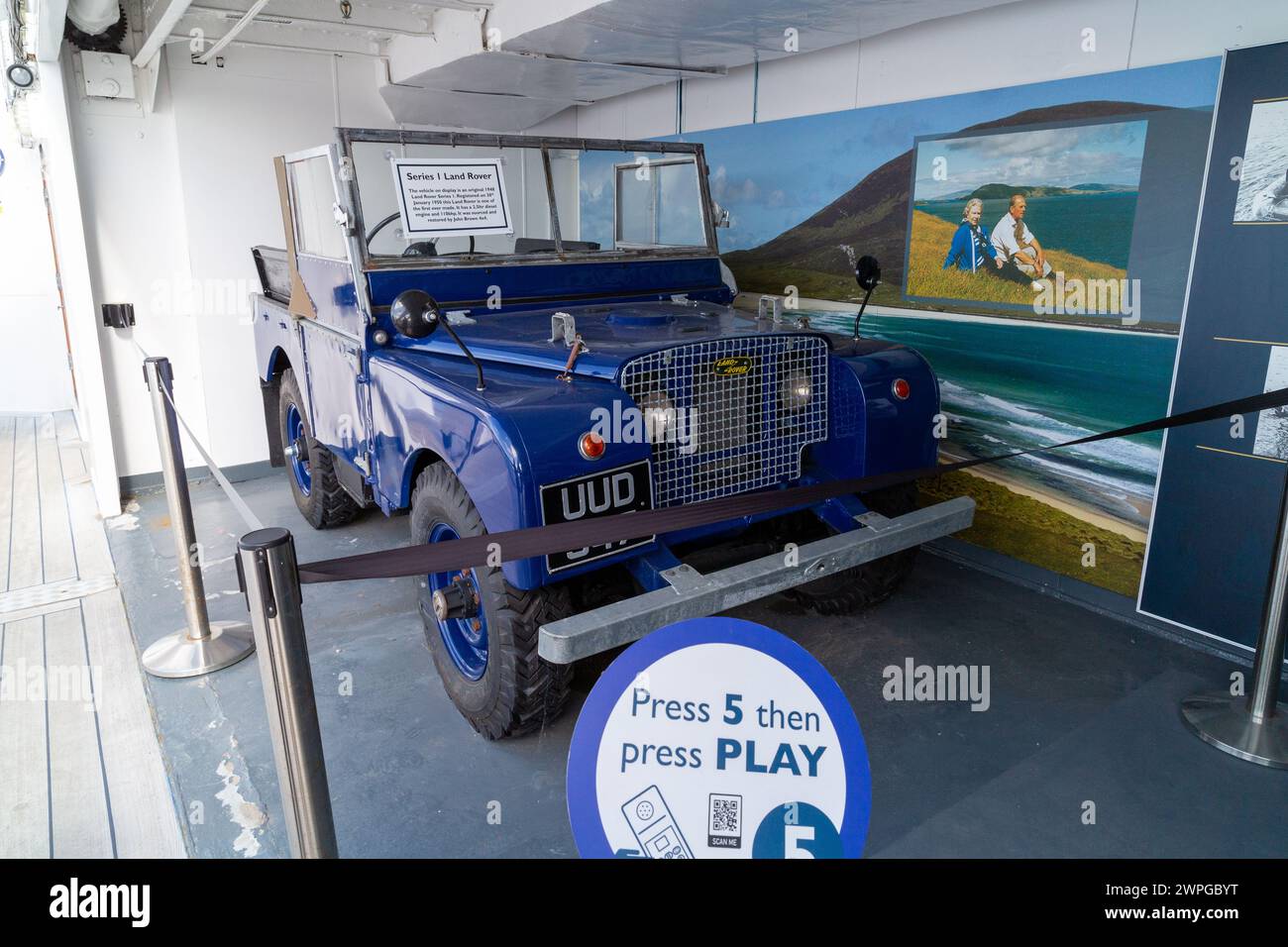 The Royal Yacht Britannia, Edinburgh, Scotland Stock Photo - Alamy