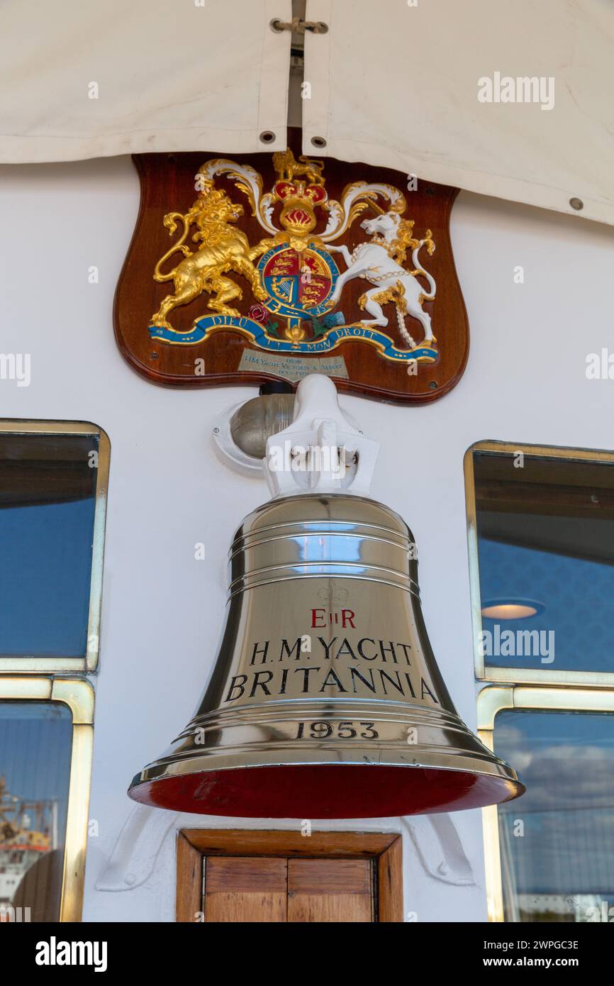 The Royal Yacht Britannia, Edinburgh, Scotland Stock Photo - Alamy