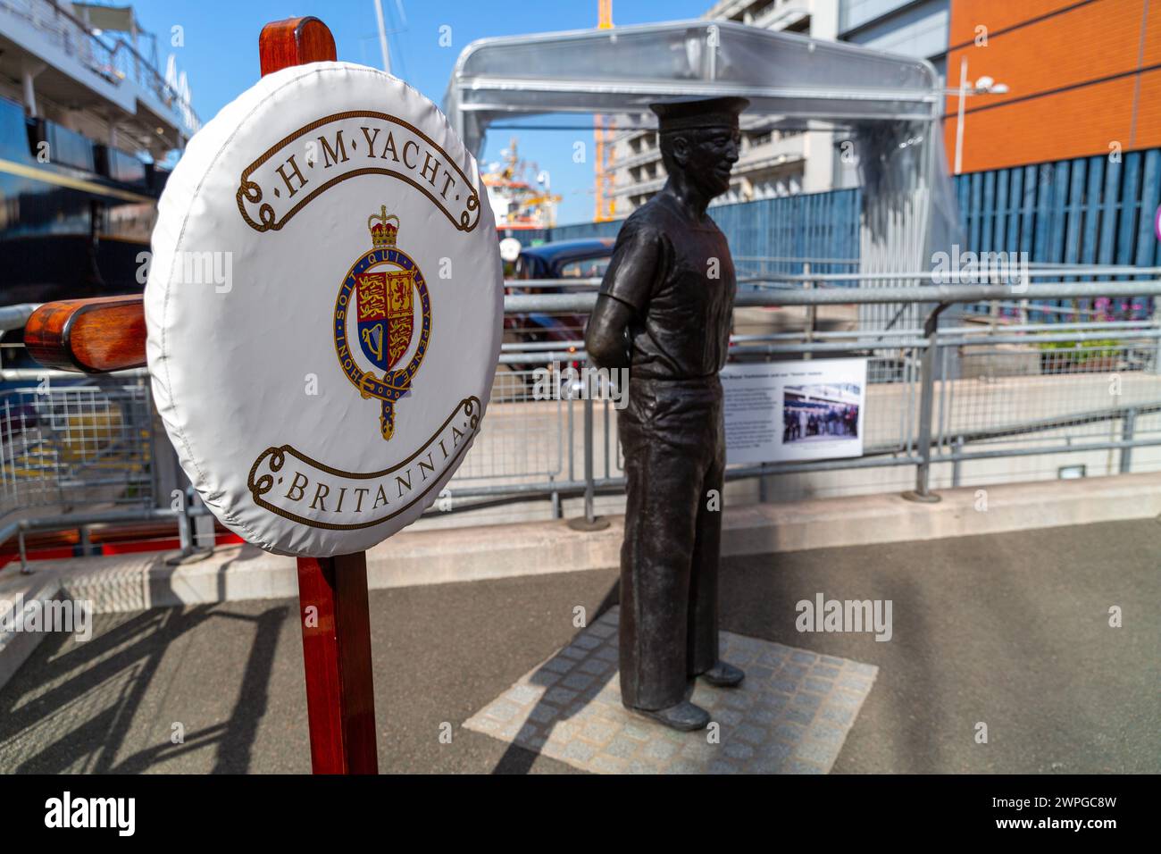 The Royal Yacht Britannia, Edinburgh, Scotland Stock Photo - Alamy
