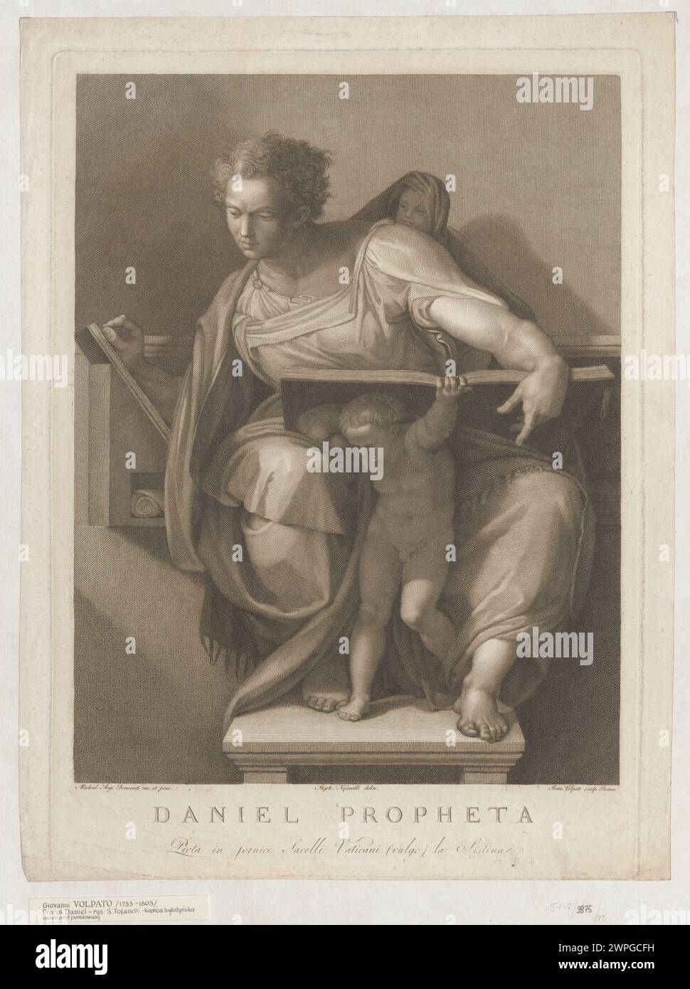 The prophet daniel michelangelo hi-res stock photography and images - Alamy