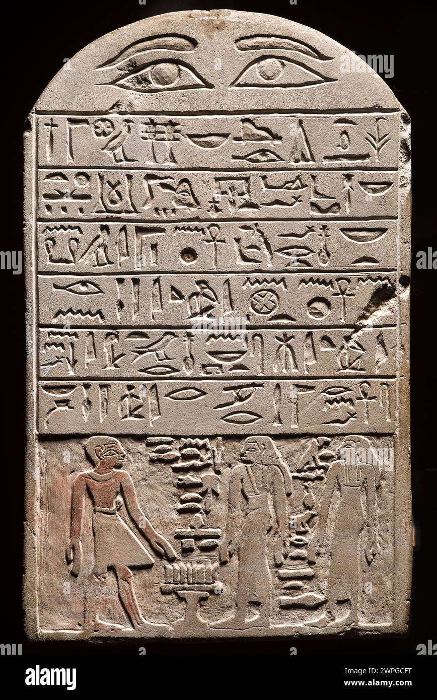 A votive frame from circa 1700-1650 BC, linked to the 13th Dynasty ...