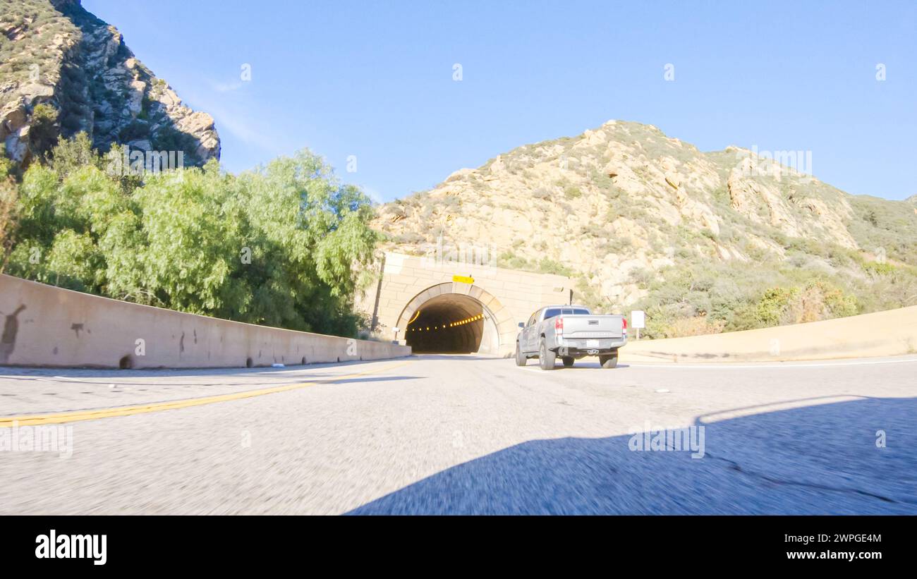 Scenic Day Drive on HWY 101, El Capitan Beach Stock Photo - Alamy