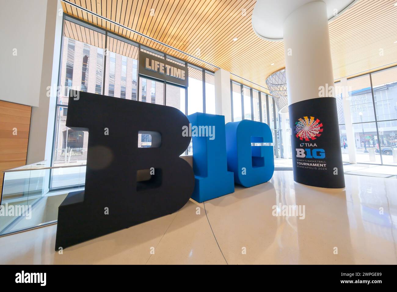 Minneapolis, Minnesota, USA. 7th Mar, 2024. A display at the 2024 TIAA ...