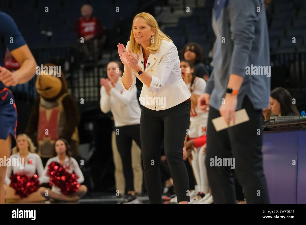 Minneapolis, Minnesota, USA. 7th Mar, 2024. Maryland Terrapins head ...