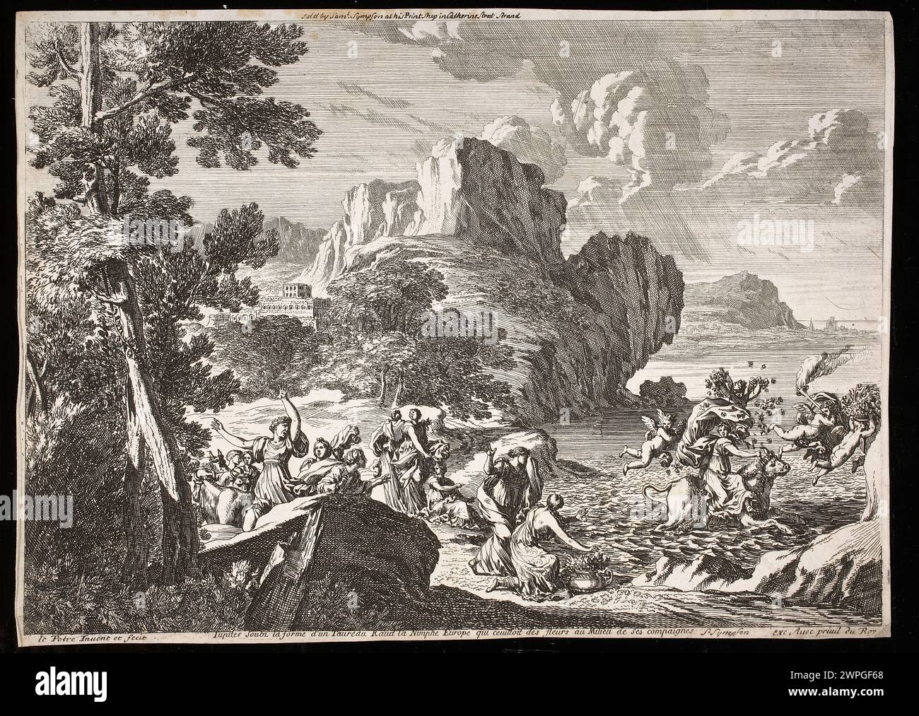 Kidnapping of Europe; Le Pautre, Jean (1618-1682), Podsson, Samuel (fl ...