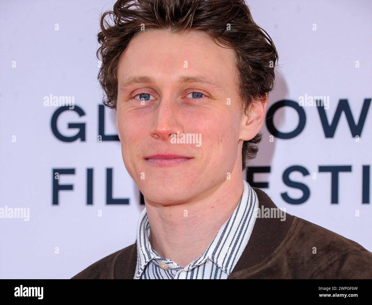 Glasgow, Scotland, UK. 7th Mar, 2024. Actor, George MacKay, on the red ...