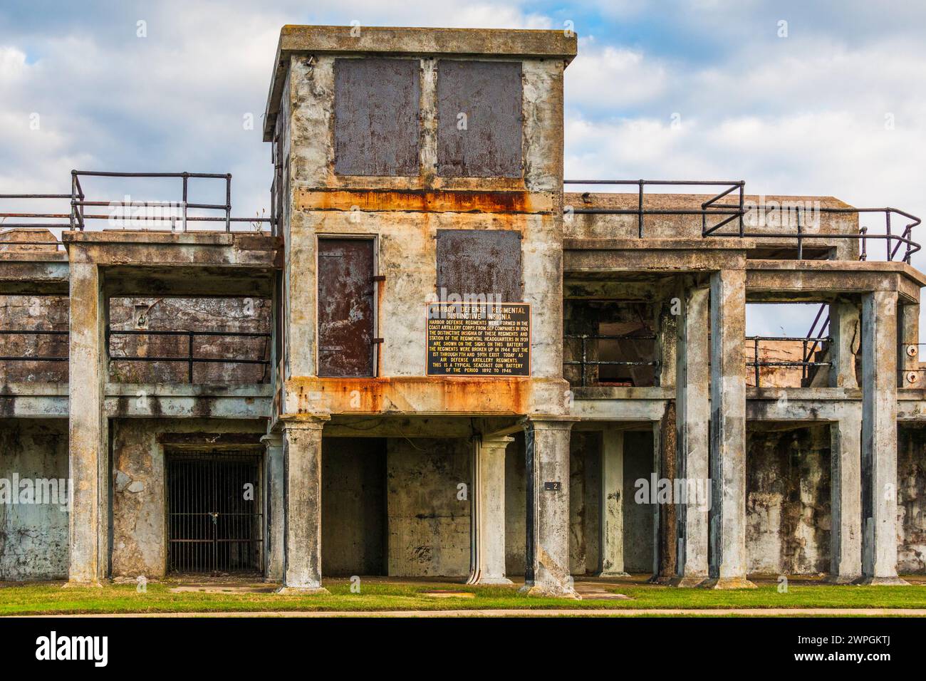 Fort Monroe in Hampton Roads, Virginia, was built in 1834. This is the ...