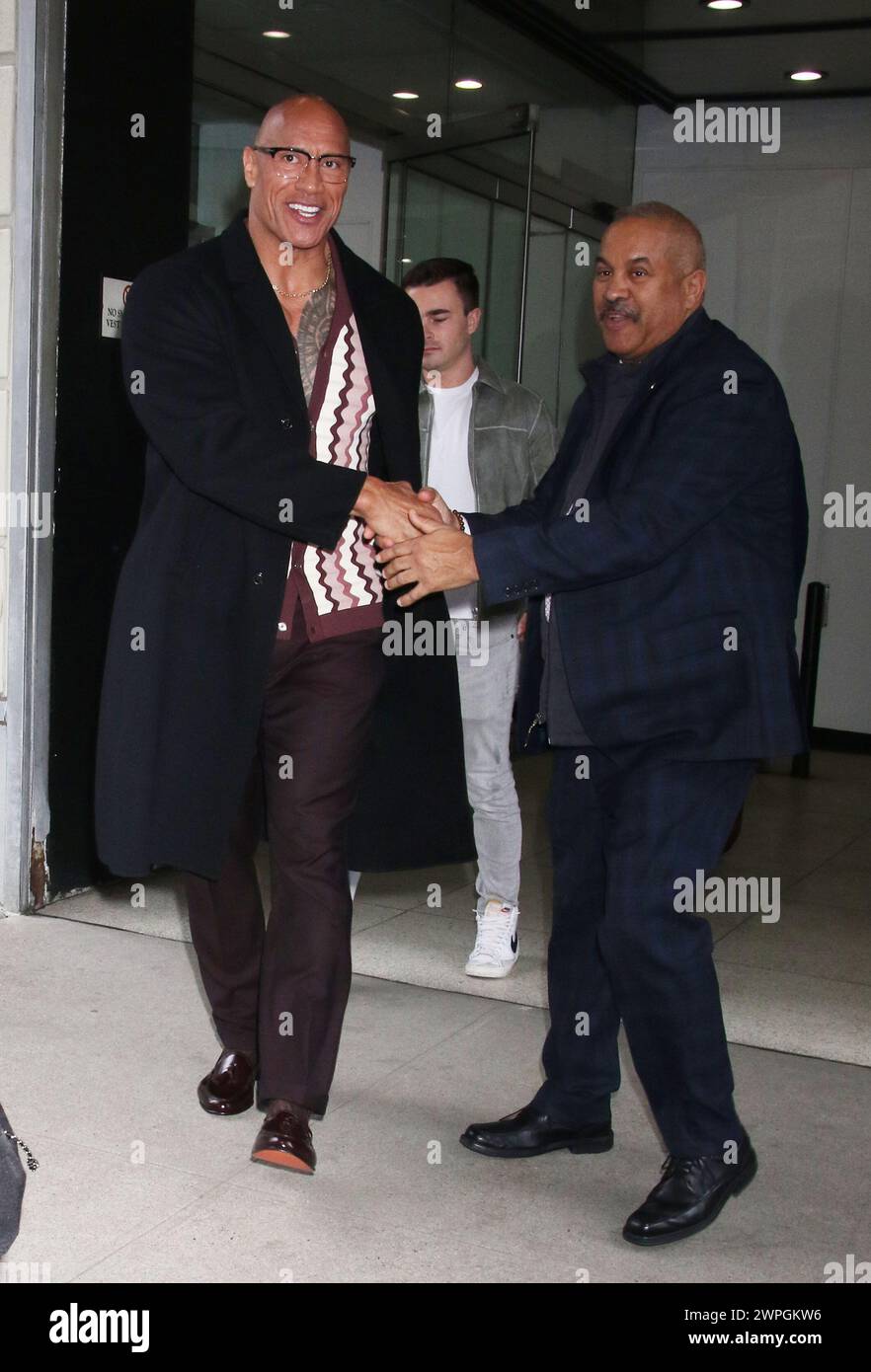 March 07, 2024 Dwayne Johnson on Drew Barrymore Show in New York. March ...