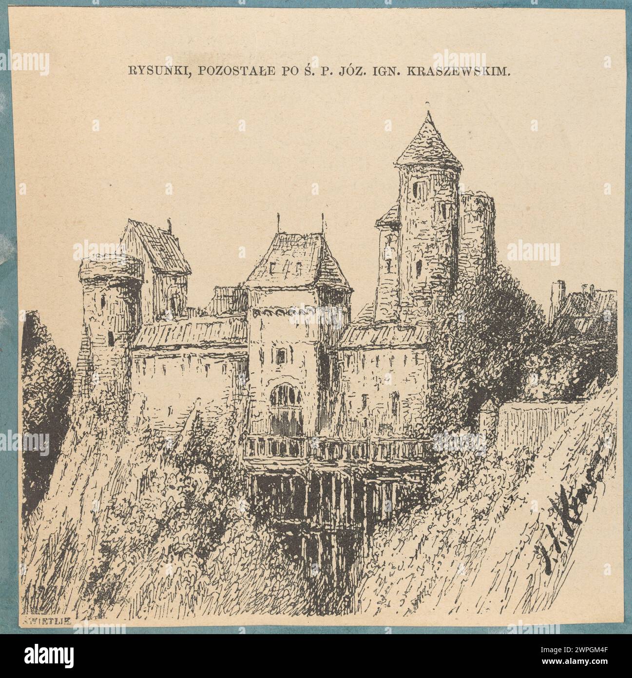 Photograph of Grodno Castle from the 16th century, showing the castle's ...