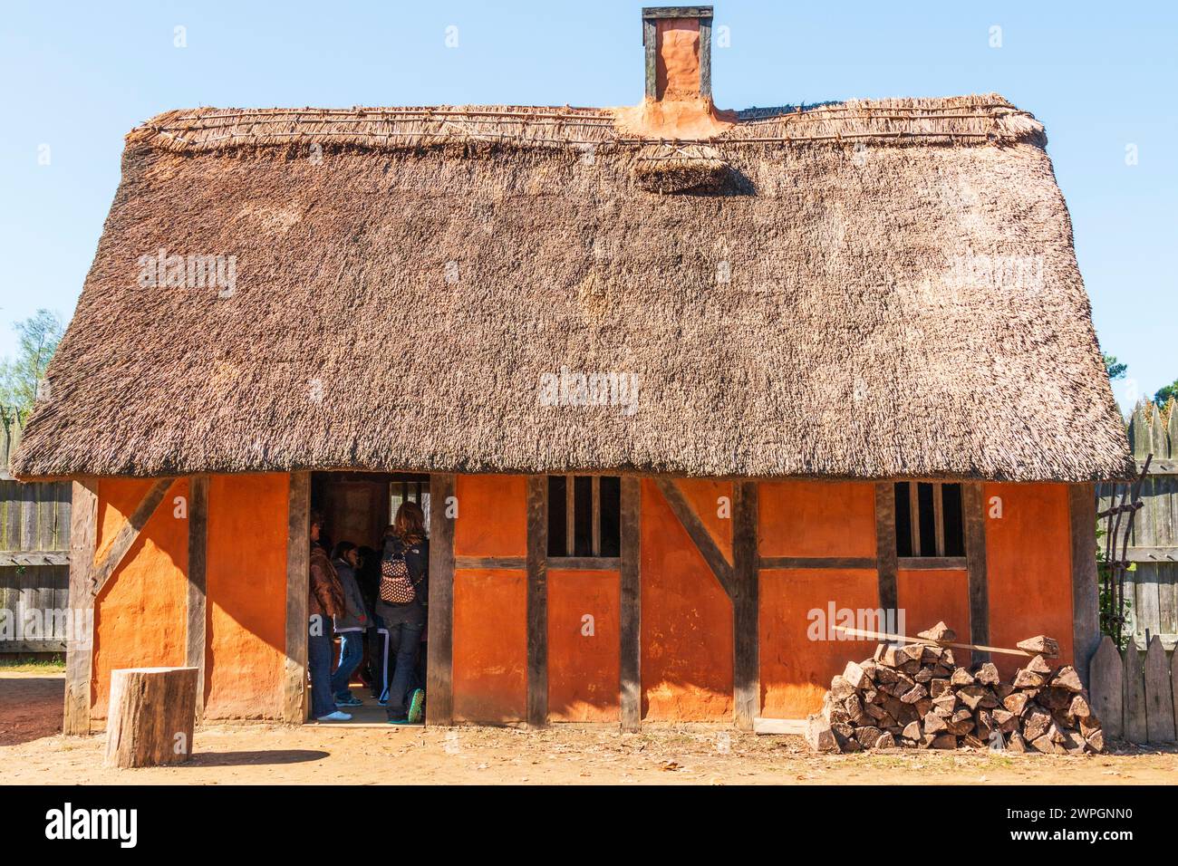 Jamestown Settlement living history museum in the Colonial National ...