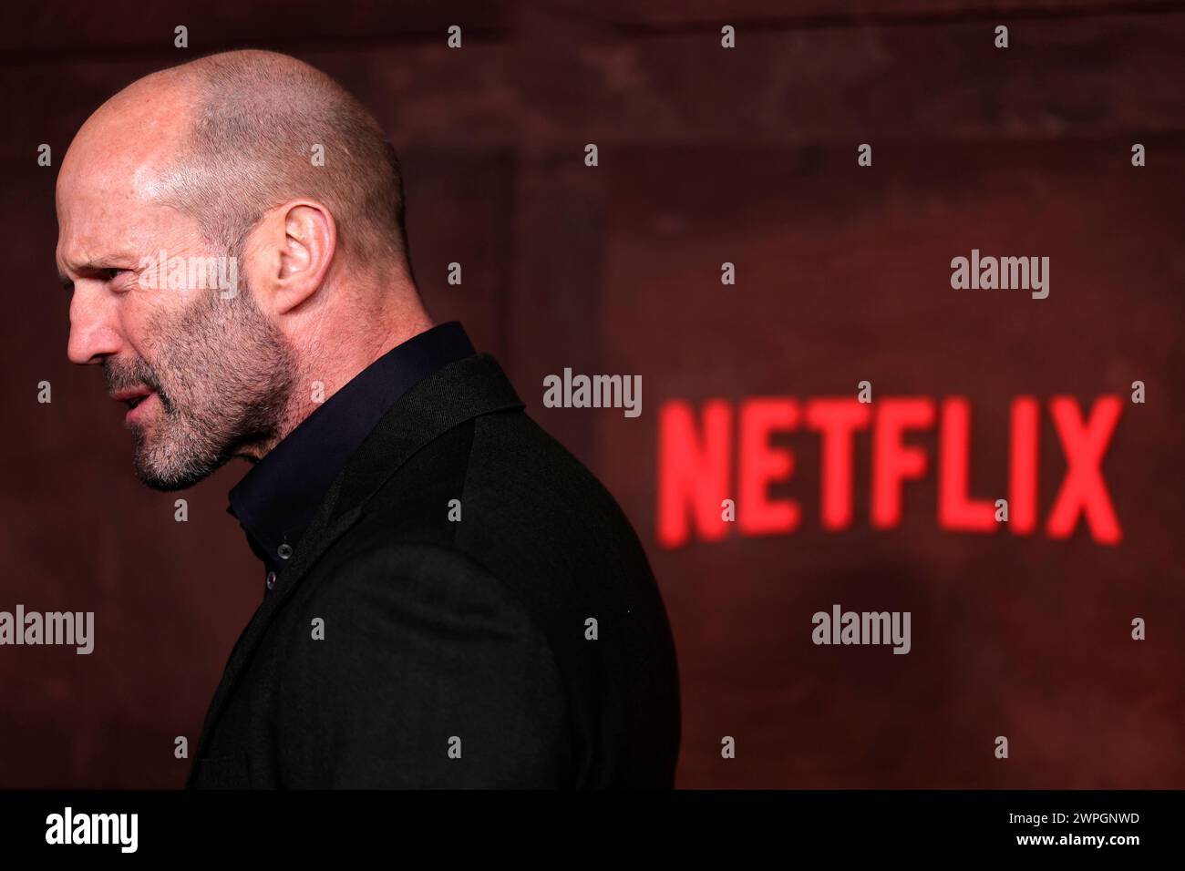 Actor Jason Statham attends the UK Series Global Premiere of "The ...
