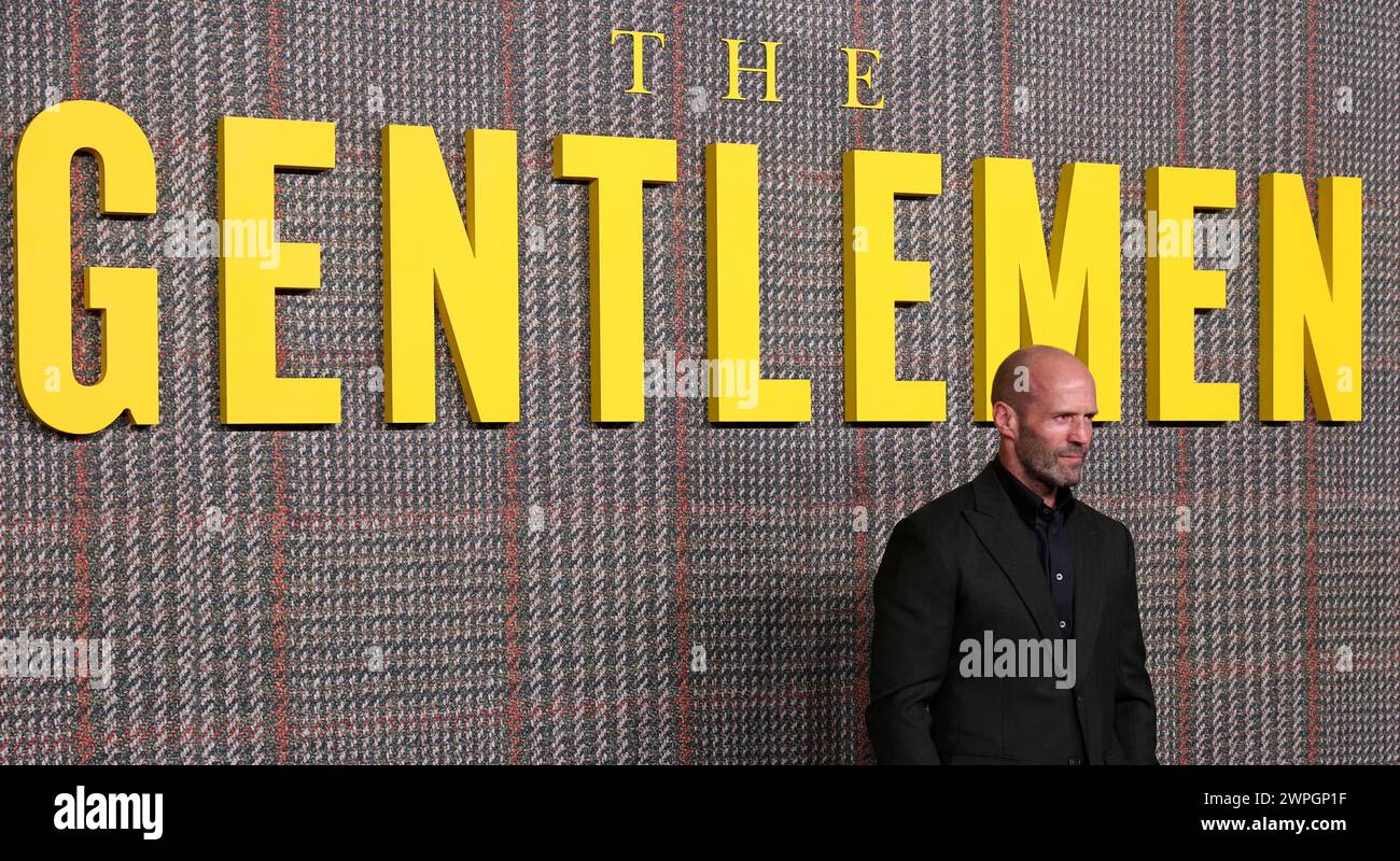 Actor Jason Statham attends the UK Series Global Premiere of "The ...